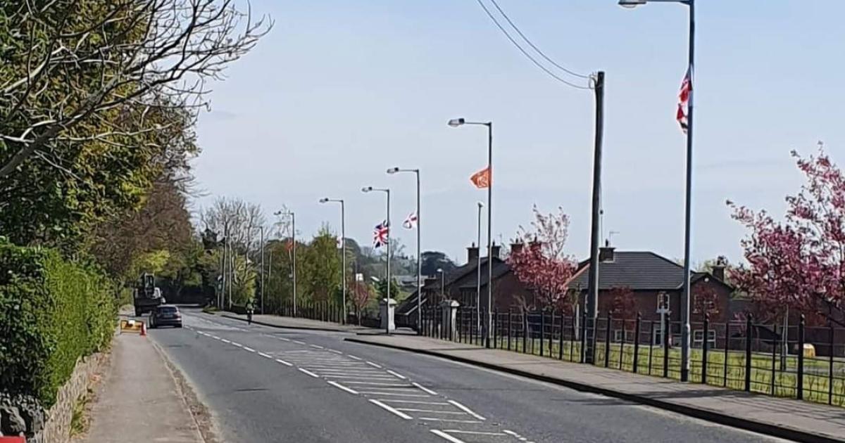 Magheralin flags 'the destruction of public property', says SDLP ...