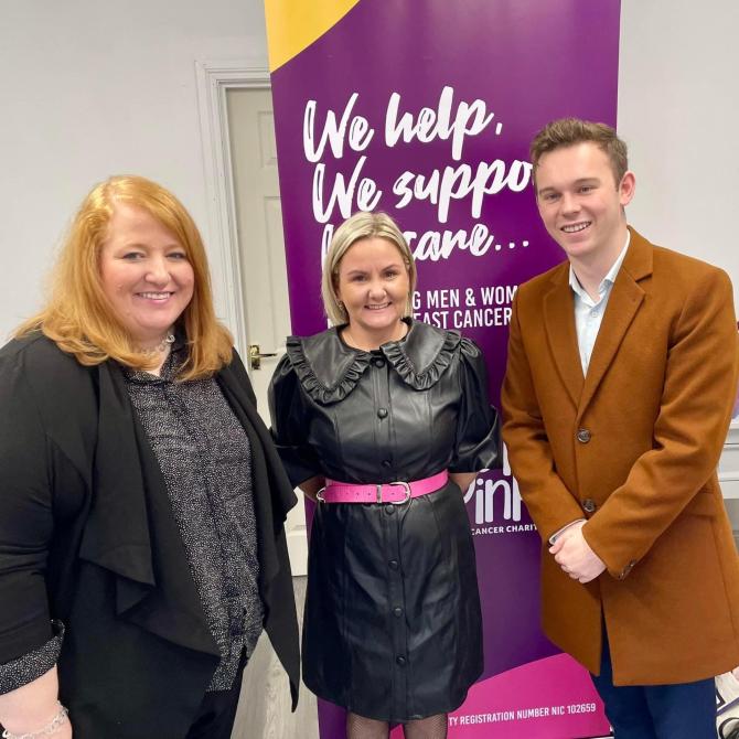 Tennyson and Long visit Pretty N Pink charity hub - Your Lurgan