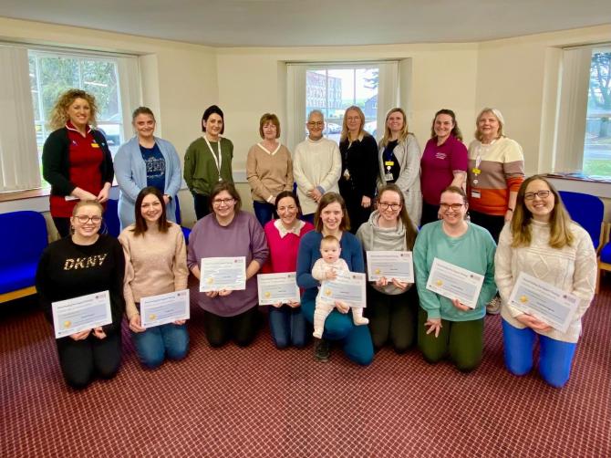 Group of Breastfeeding Peer Support Volunteers ready to support other ...